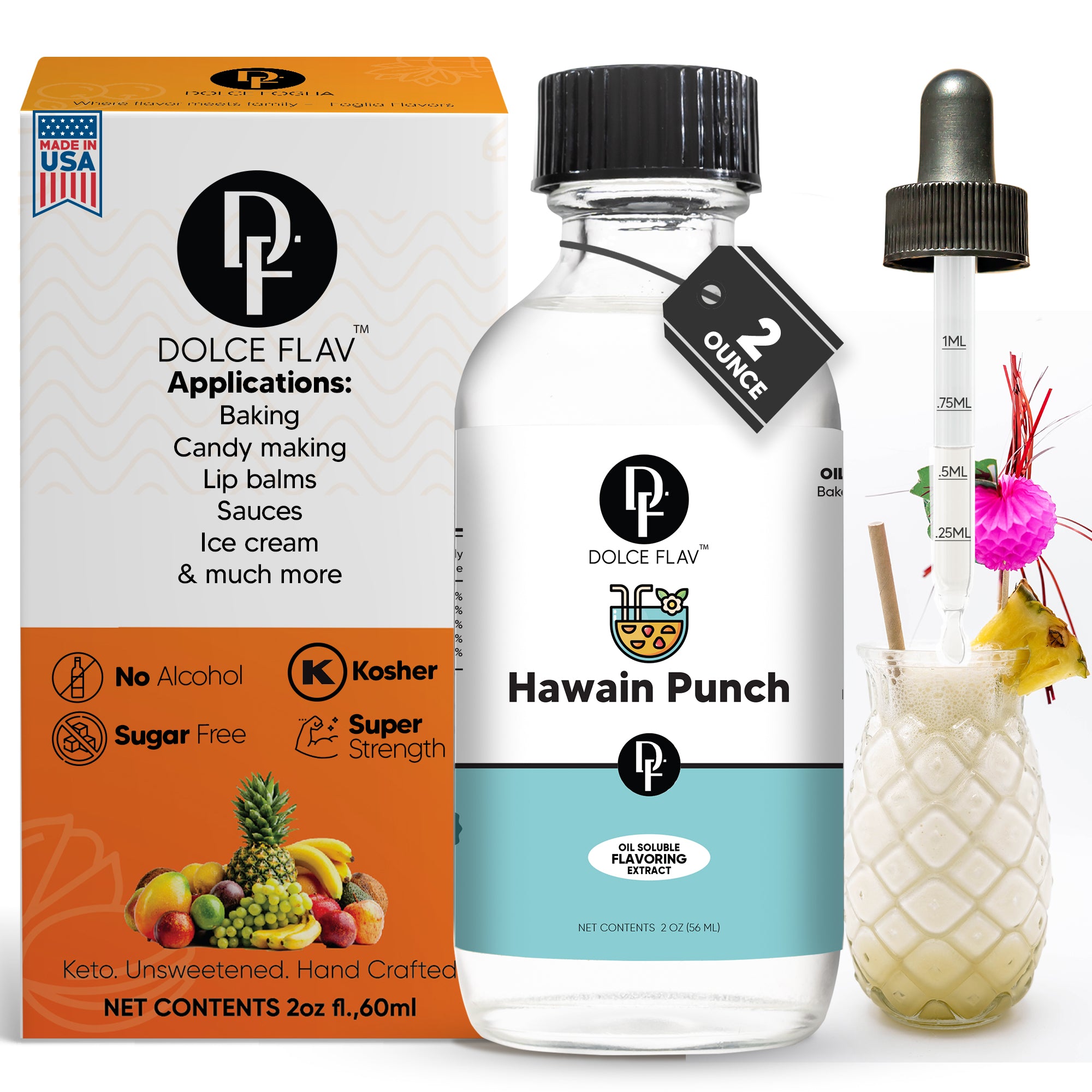 Premium Oil-Soluble Hawaiian Punch Flavor | Dolce Foglia – Dolce Flav