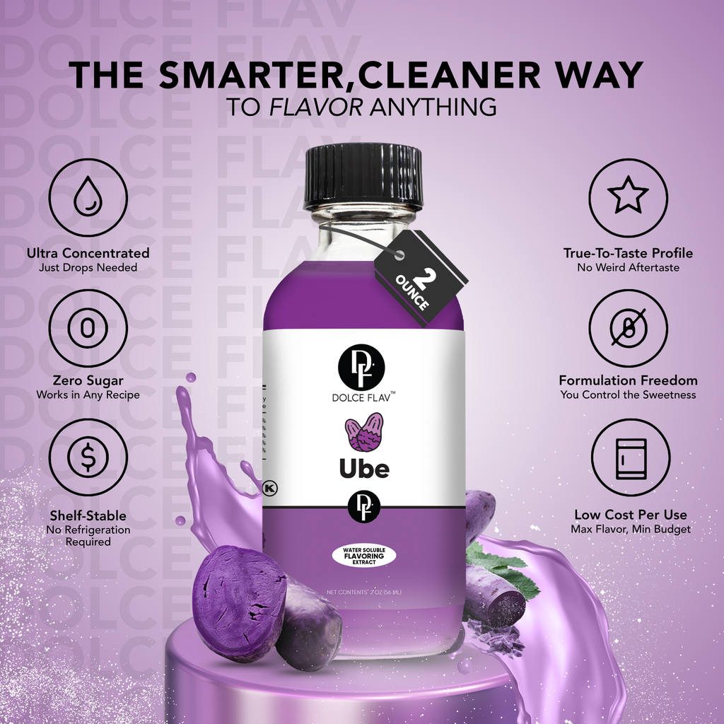 Ube Flavoring Extract - High-Quality Purple Yam Essence – Dolce Flav