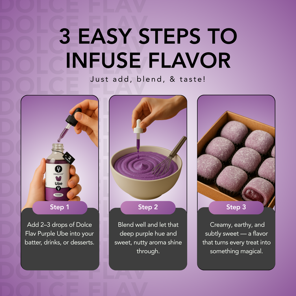 Ube Flavoring Extract - High-Quality Purple Yam Essence – Dolce Flav