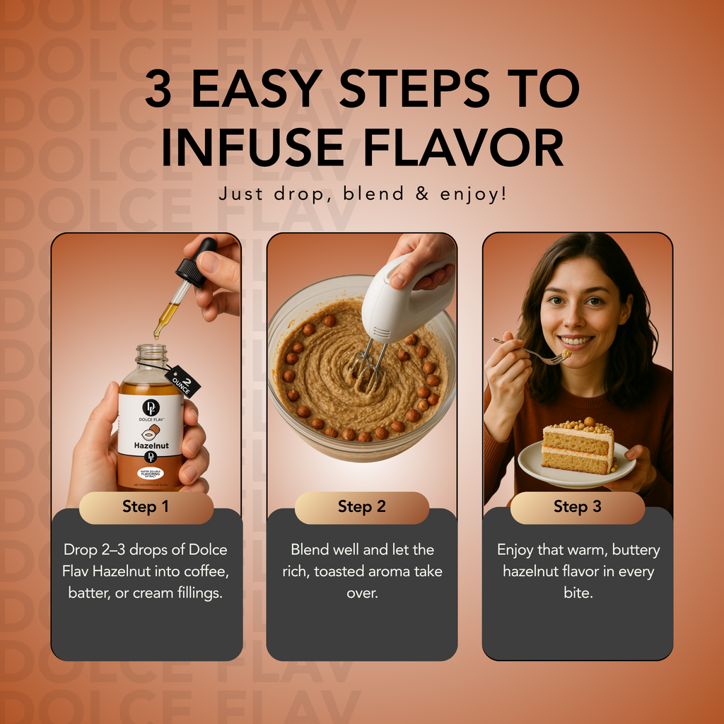 Premium Hazelnut Flavoring | Exceptional Taste | Dolce Foglia – Dolce Flav