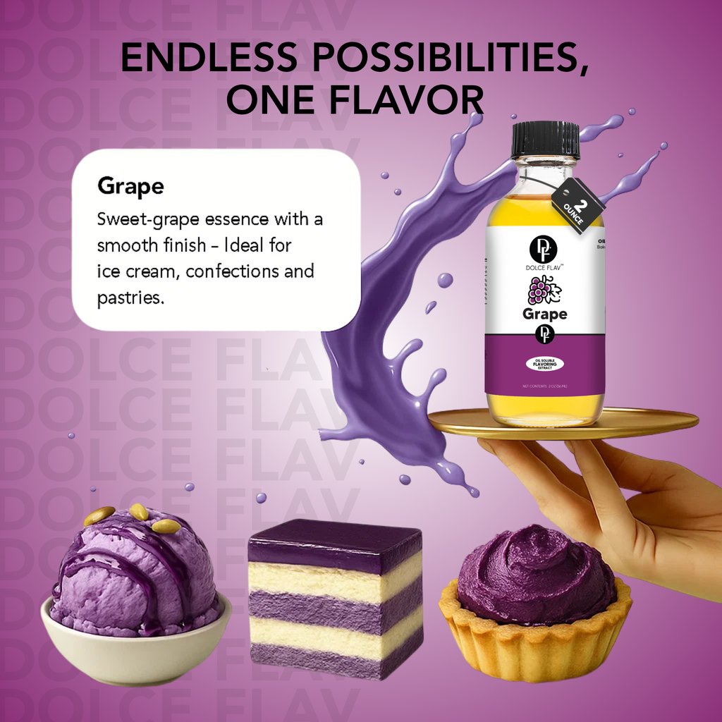 Oil Soluble Grape Flavoring | Premium Quality | Dolce Foglia – Dolce Flav