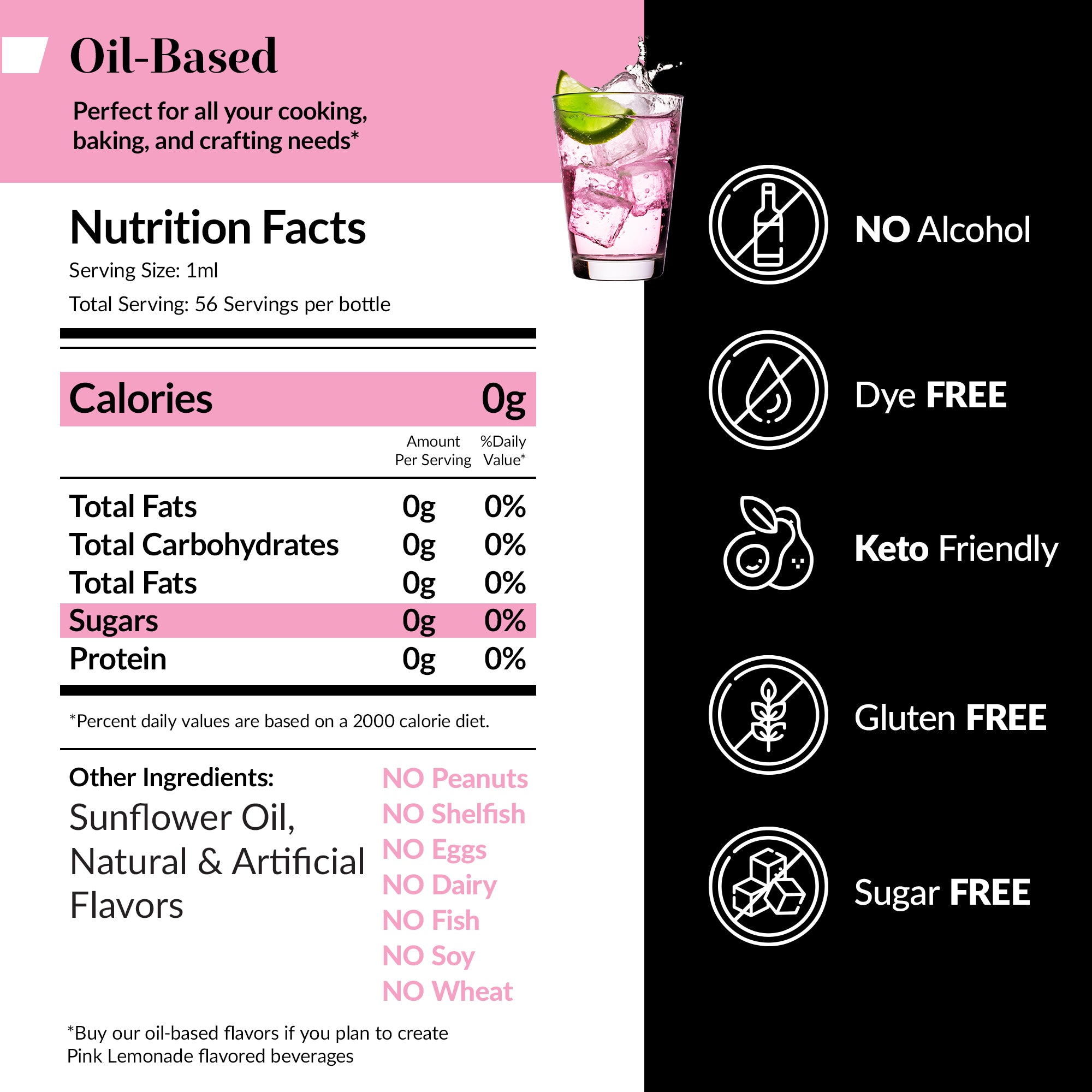 Premium Oil-Soluble Pink Lemonade Flavor | Dolce Foglia – Dolce Flav