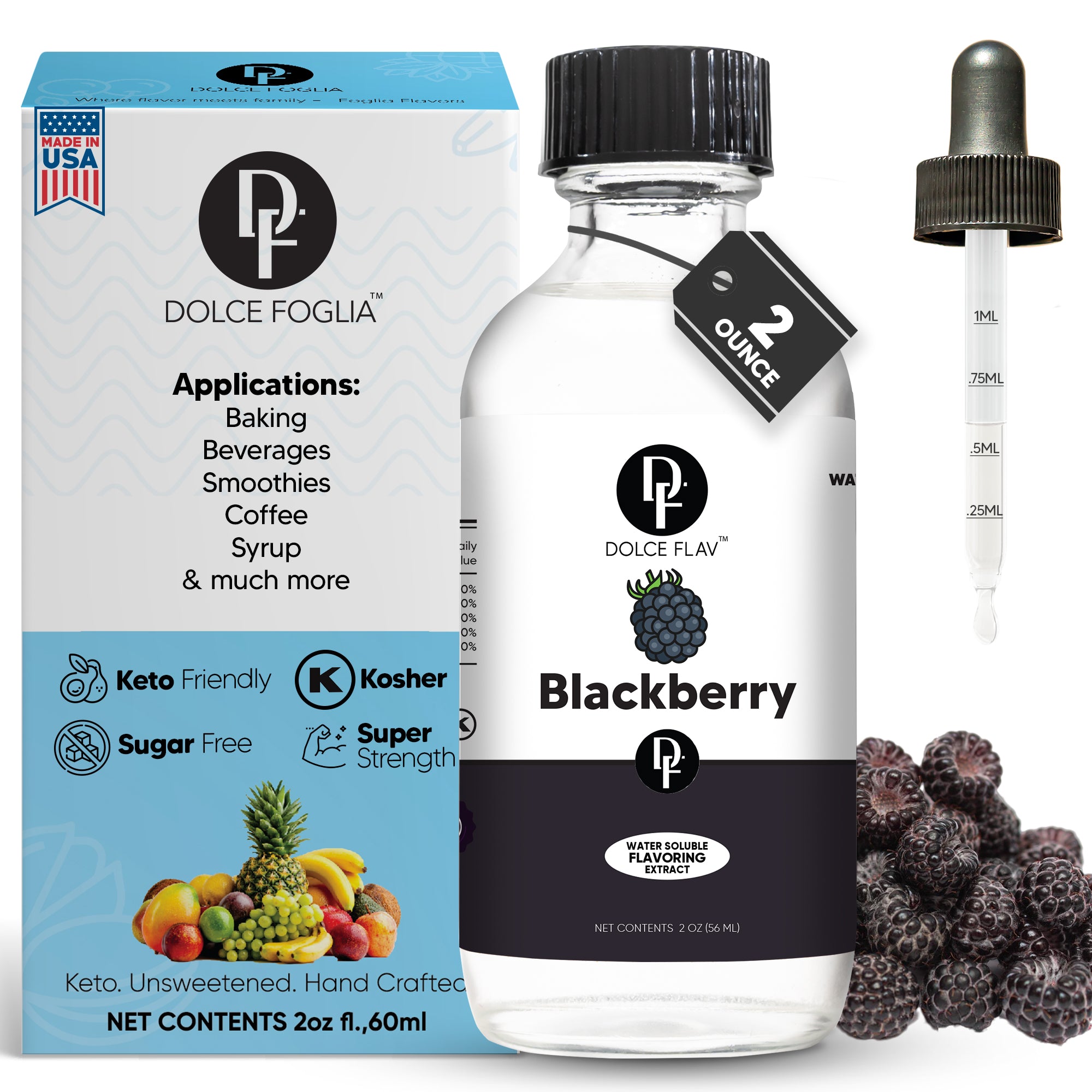 Premium Blackberry Extract | Dolce Foglia – Dolce Flav