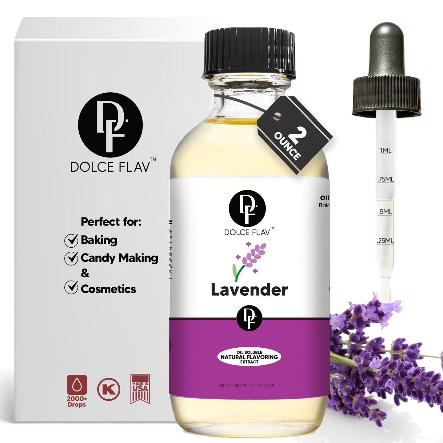 Oil Soluble Lavender Flavoring | Premium Quality | Dolce Foglia – Dolce ...