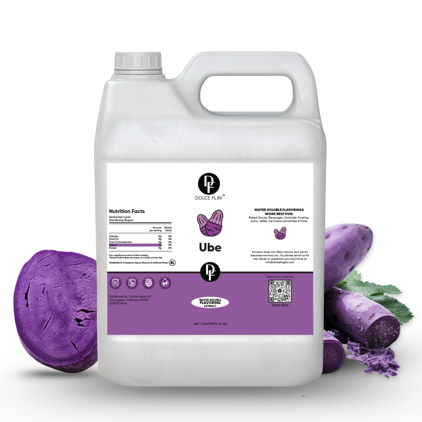 Ube Flavoring Extract - High-Quality Purple Yam Essence – Dolce Flav