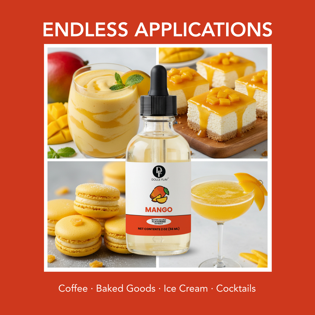Premium Mango Flavoring - Tropical & Sweet | Dolce Foglia – Dolce Flav