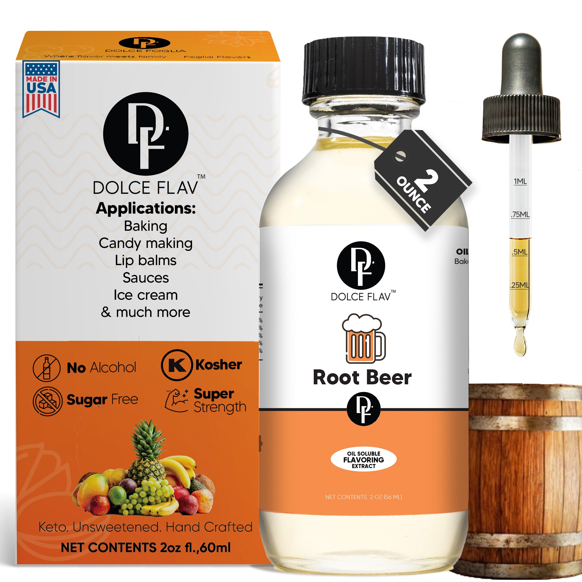 Premium Root Beer Extract | Authentic Taste | Dolce Foglia – Dolce Flav